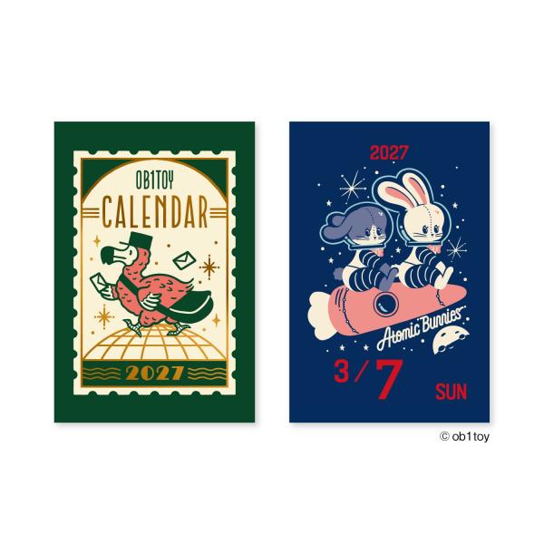 人気イラストレーター・オビワンさんが描く、レトロでかわいい世界。「レトロ郵便」や「オッポ商店」など、毎日違ったデザインが楽しめる日めくりカレンダーです。組み合わせてひとつになるアートもあり、遊び心たっぷり♪サイズは小さくてかわいい縦45×横...