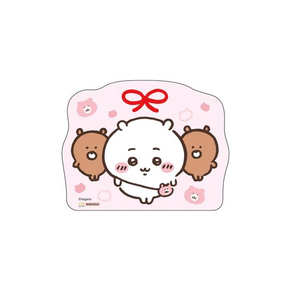 ダイカットデザインがかわいい、ちいかわのポチ袋です。裏面に無地封筒が付いています。お札を三つ折りにして入れられるサイズ■本体サイズ：W87×H125×D1mm■材質：紙■内容：1柄2枚入り■日本製