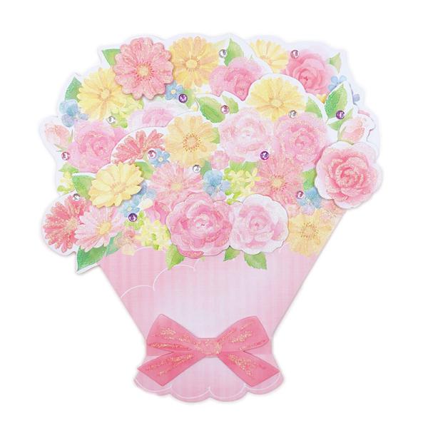 サイズ:約幅24×奥行0.5×高さ26cm素材:紙、その他●花束形の寄せ書きカード●お花のメッセージシール25枚付き。メッセージシールはミシン目で切って配ることができます。シールを中に貼るだけでステキな寄せ書きが簡単に作れます。●キラキラと...