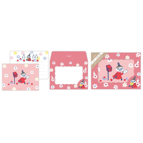 かわいいミニレターセットです。便箋は両面デザインになっています。封筒は窓抜きになっているので、便箋の絵柄が見える仕様です。プレゼントに添えたり、ちょっとしたメッセージに◎※郵送はできません●封筒サイズ：85×115mm●レター：1柄6枚 封...