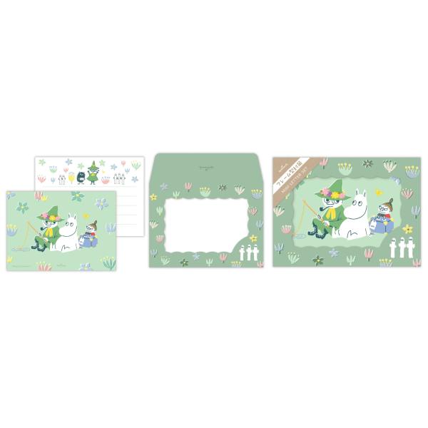 かわいいミニレターセットです。便箋は両面デザインになっています。封筒は窓抜きになっているので、便箋の絵柄が見える仕様です。プレゼントに添えたり、ちょっとしたメッセージに◎※郵送はできません●封筒サイズ：85×115mm●レター：1柄6枚 封...