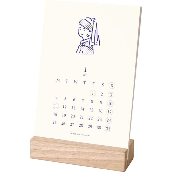誰もが知っている世界の名作をイラストにアレンジ。ラフなタッチの線画とシンプルな配色がお部屋に馴染みます。木製スタンドがおしゃれ♪■パッケージサイズ：W100×H187×D21mm■組み立てサイズ：W95×H150×D50mm
