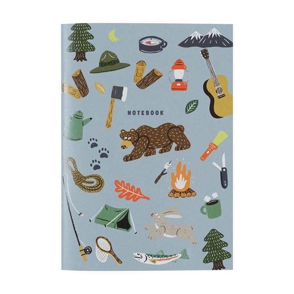 日常でアウトドア気分を味わえる、HELLOW MELLOWシリーズ。持ち運びに便利なA5サイズの方眼ノートです。勉強や仕事、思い出の記録やノートデコにも。お誕生日や入学祝いのプレゼントにもおすすめです。■仕様：中紙64ページ　方眼(5mm)...