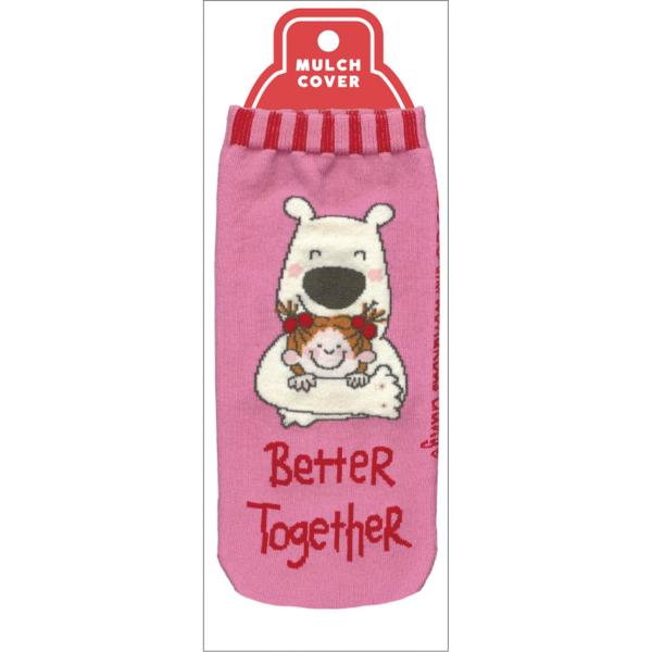 大人気「ココちゃん」が、便利なマルチカバーになりました。靴下のようにぐ〜んと伸びる伸縮素材が、あなたのボトルにぴったりフィット。ペットボトルの水滴防止にも、大切なマイボトルのキズ防止にも大活躍！「Better Together」のメッセージ...