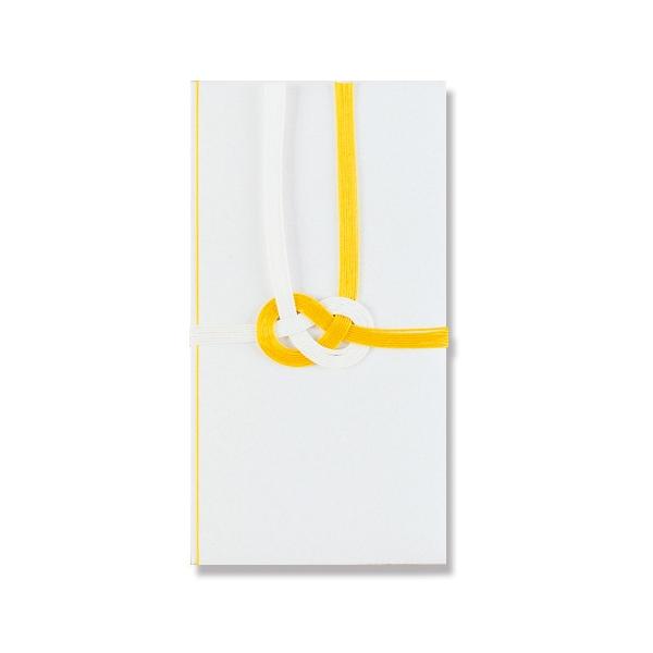 現在の紙幣の大きさに合わせた水引が掛かった金封です。後ろの立折の長さを祝儀と不祝儀で間違えないように長さを変えています。■サイズ：95×180mm