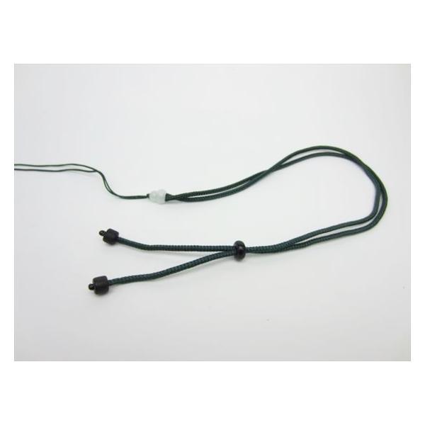 【ネックレス紐】☆商品情報☆太さ：約Φ2.2mm長さ：最大約63cm（調節可）トップ用の紐：約Φ0.8mm×約12cm×2本材質：ナイロン石の穴サイズが約1.8mmから使用可能ネフライトビーズ、ウッドビーズ、合成樹脂ビーズ使用※照明等の関係...