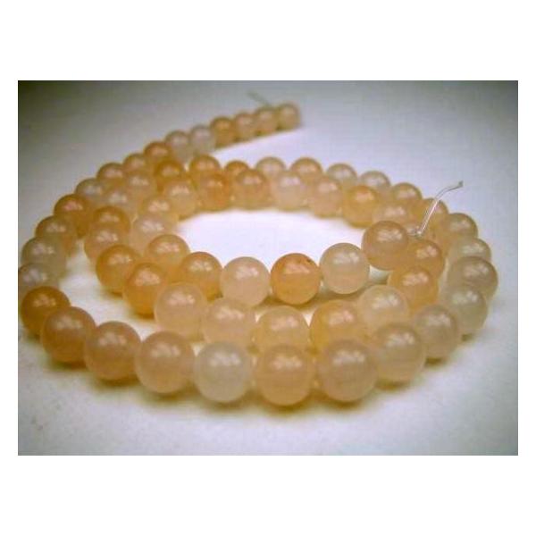 【連売り商品】ピンクアベンチュリン☆商品情報☆石サイズ：Φ6±0.3mm粒数：約64粒全長：約40cm原産地：中国※形状やサイズのばらつき、表面や穴周りにキズや凹み等があります。粒数はあくまで目安です。多少の誤差がありますのでご了承ください...