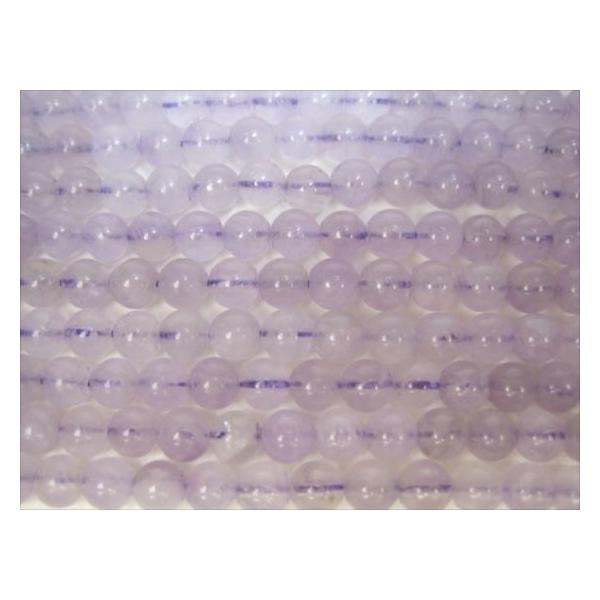 【連売り商品】ラベンダーアメジスト☆商品情報☆石サイズ：Φ6.2±0.2mm粒数：約65粒長さ：約40cm原産地：ブラジル※形状やサイズのばらつき、表面や穴周りにキズや凹み等があります。粒数はあくまで目安です。多少の誤差がありますのでご了承...
