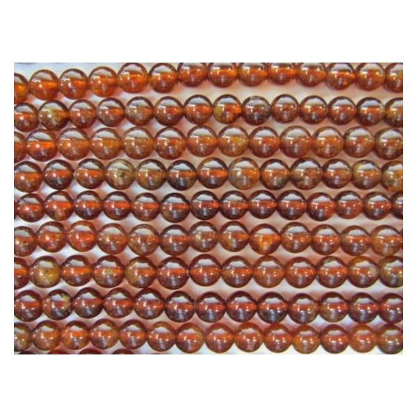 【連売り商品】マンダリンガーネット☆商品情報☆石サイズ：Φ6±0.2mm粒数：約65粒全長：約40cm原産地：ブラジル※形状やサイズのばらつき、表面や穴周りにキズや凹み等があります。粒数はあくまで目安です。多少の誤差がありますのでご了承くだ...