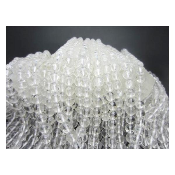 【連売り商品】ヒマラヤ水晶☆商品情報☆石サイズ：Φ7〜8mm　穴サイズ：約Φ0.8mm粒数：約47〜50粒一連：約37cm原産地：ネパール・ガネーシュヒマール※キズ・欠け・凹みが必ず含まれます。ご理解いただいた上ご注文下さいますようお願いい...