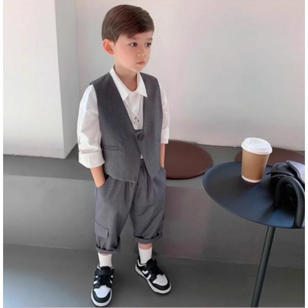 商品内容：ベスト＋シャツ＋パンツ素材：綿、ポリエステルなど※※ストアからのお知らせ※※○ご注文後について当店の商品は、複数の他店と在庫を共有しています。ご注文後に倉庫へ在庫確認いたします。在庫確認に1-3日ほどお時間がかかる可能性がございま...