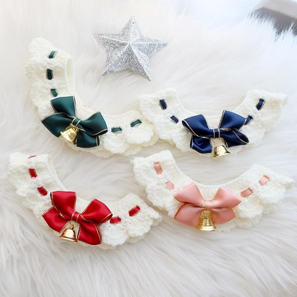 ねこ イヌ ペット 首輪 チョーカー アクセサリー ネックレス かわいい リボン 装飾 写真撮影 インスタ tiktok SNS おしゃれ 愛犬 愛猫生産国：中国素　材：綿他おすすめサイズ情報：首回り/体重XS：15〜20cm/0.5〜2k...