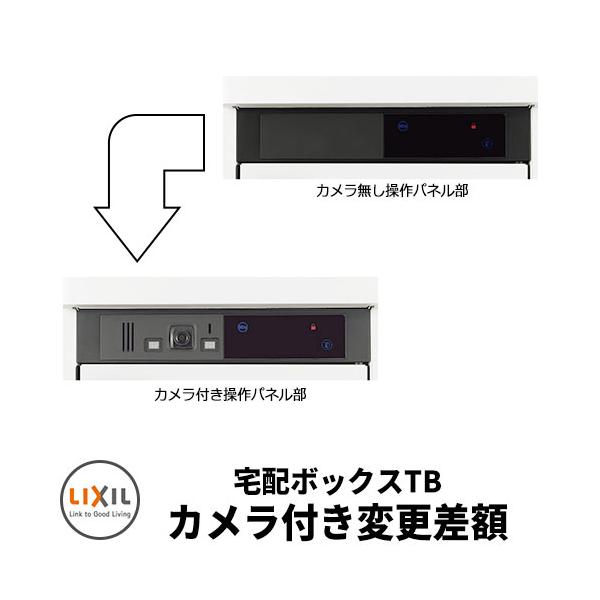 宅配ポスト スマート宅配ボックスTB　スマート宅配ボックスTBカメラ付き変更差額 カラー 本体色△:　・BKブラック（エンボス調）　・HHプレーンホワイト（エンボス調）　・SCシャイングレー　・FNディープグレー 仕様 スマート宅配ポストT...