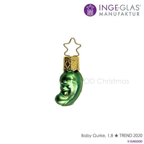 幸運のピクルス（小サイズ）のオーナメントです。「幸運のピクルス」をご存知ですか？クリスマスツリーにキュウリ？！と思われる方もいらっしゃるかもしれませんが、これはアメリカ発祥の伝統的なクリスマスオーナメントで海外ではよく目にする光景なのです。...