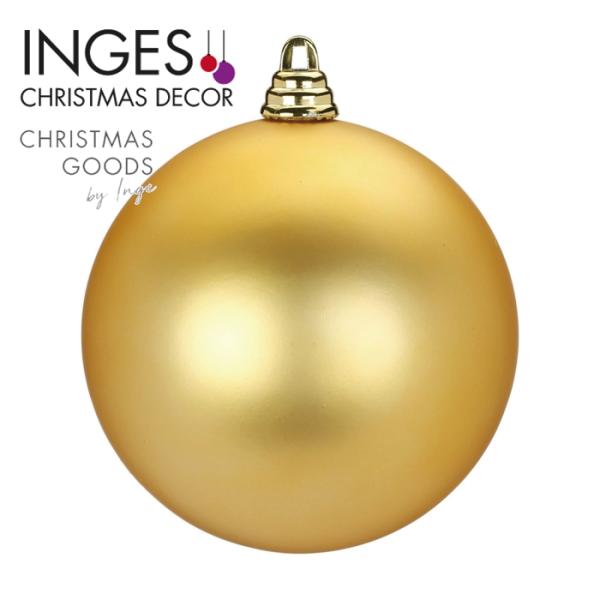 こちらは、艶を抑えたマットタイプです。クリスマスツリーを鮮やかに彩るデコレーションボールは毎年人気の定番アイテム。ゴールドは、飾り方によって豪華にも上品にも仕上げることができる万能カラーです。どんなスタイルのデコレーションにも合わせやすく、...