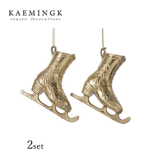 冬の季節を感じさせてくれるスケート靴のモチーフオーナメントです。KEAMING,カイミング,オランダ直輸入,クリスマスツリー飾り付け,クリスマス雑貨,ツリー飾り付け,飾り,クリスマスledイルミネーション,クリスマス雑貨,デコレーション,ク...