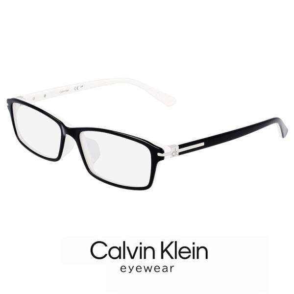 【商品名】カルバンクライン メガネ ck5953a-011 calvin klein 眼鏡 メンズ Calvin Klein カルバン・クライン スクエア型 アジアンフィットモデル【付属】ケースレンズクロス【カラー】BLACK/WHITE ...