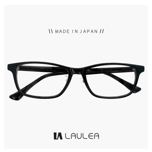 【商品名】メンズ 日本製 鯖江 メガネ laulea 眼鏡 la4048 bk ラウレア スクエア ウェリントン 型 フレーム MADE IN JAPAN 黒縁 黒ぶち カラー【カラー】ブラック【サイズ】レンズ横幅/約53mmレンズ縦幅/約...