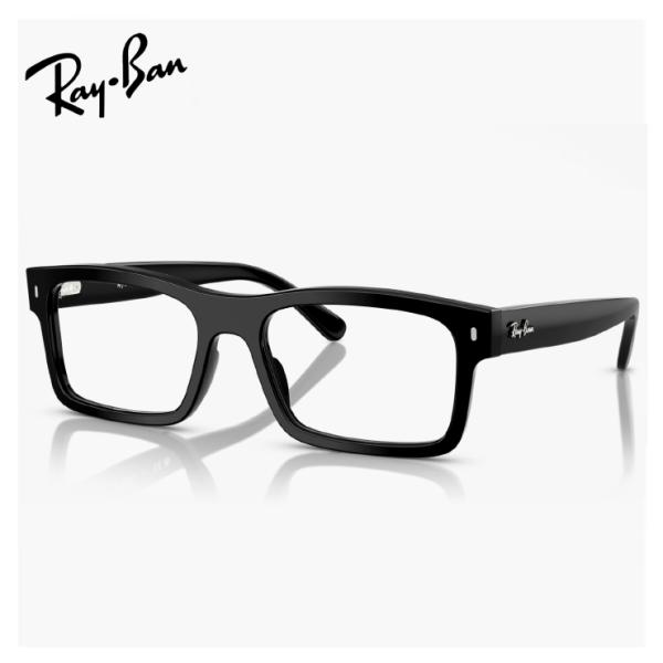 【商品名】大きめ レイバン メガネ 眼鏡 rx5435f 2000 56mm RB5435F Ray-Ban メガネフレーム Lサイズ やや 大きい サイズ 幅広 幅 広い ワイド フレーム メンズ 黒ぶち 黒縁 ブラック【付属品】専用ケー...