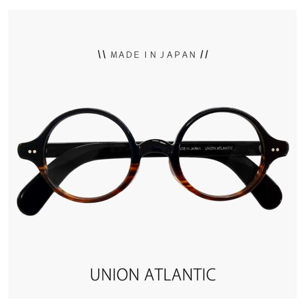 【商品名】ユニオンアトランティック メガネ ua3634-brh 日本製 unionatlantic 眼鏡 アミパリ amiparis レディース メンズ ラウンド 型 フレーム 丸メガネ【付属】ケースレンズクロス【カラー】ブラック/ブラウ...