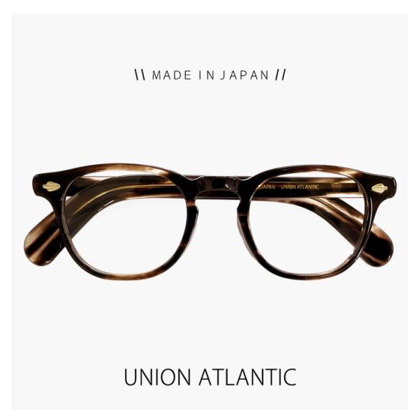 【商品名】ユニオンアトランティック メガネ ua3636-dbr 日本製 unionatlantic 眼鏡  メンズ レディース ウェリントン ボスリントン型 太め フレーム 太セル【付属】ケースレンズクロス【カラー】ダークデミブラウン /...