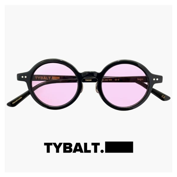 【商品名】ティバルト サングラス TYBALT TS006 iago c1-3 イアーゴ メンズ レディース ユニセックス モデル uvカット ラウンド 型 丸サングラス フレーム ライトカラー レンズ【付属】ケースレンズクロス【カラー】フ...