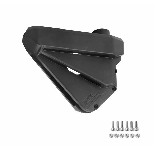 ガーミン　ライブスコープLVS32専用振動子カバー！ぶつけることでジャイロセンサーの不具合に直結する高額な振動子を常時保護振動子のビームが出る部分にスリットを設けているのでカバーをつけたまま水中でも使用することが可能で常に振動子を保護してく...