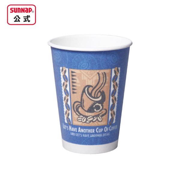 品　番 ： 010124　SM-275D レッツコーヒー(ブルー)満杯容量：272ml / 単重6.5gサイズ ： 口径76.6×高さ96.3×底径52.5mm入　数 ： 50個入ブランド：東罐興業生産国 ： 日本材　質 ： バージンパルプ