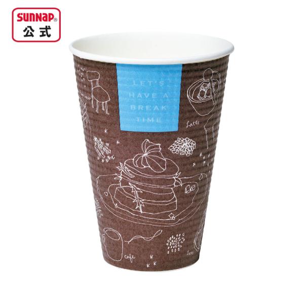 品　番 ： SMP-420E ブレイクタイム容　量 ： 417ml / 単重14.3g入　数 ： 50個材　質 ： バージンパルプ100% サイズ ： 口径89.1×高さ120.0×底径52.6mm生産国 ： 日本