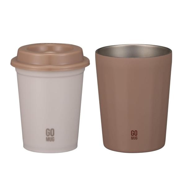 洗って繰り返し使える"樹脂製カップ"と、真空断熱2層構造でしっかり温度をキープしてくれる"ステンレスマグ"が一緒になった「GOMUG(ゴーマグ)カップセット」ステンレスマグは、真空断熱2層構造でしっかり温度をキープしてくれるので、最後まで美...