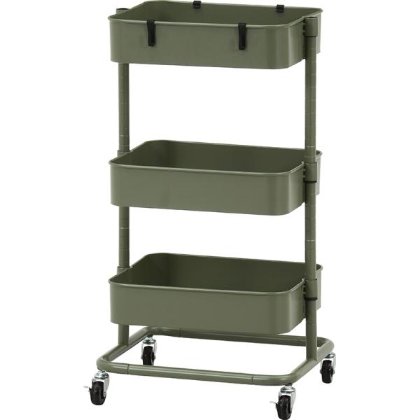 【カラー】　オフホワイト【商品サイズ(mm)】　 全体：幅420 × 奥行360 × 高さ780【耐荷重(全体)】　12kg【耐荷重(バスケット)】　5kg【商品重量(kg) 4.6】　【梱包サイズ】　外箱1：幅440 × 奥行325 × ...