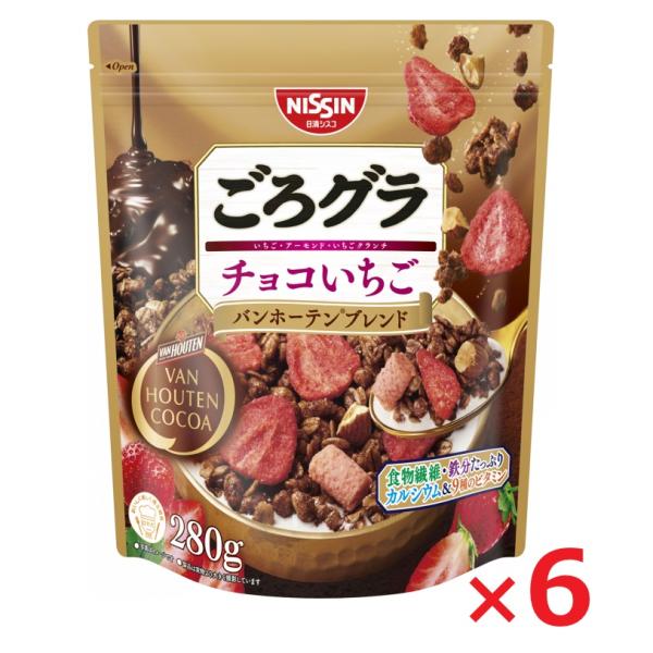 ココア薫る濃厚チョコと甘酸っぱいいちごのプチ贅沢なグラノーラ「バンホーテン〓ココアパウダー」を使用した香り高くコク深いチョコ味で、具材のおいしさが引き立つザクザク食感のシリアルに、 クラッシュアーモンド、大きめのスライスいちご、ザクザクいち...