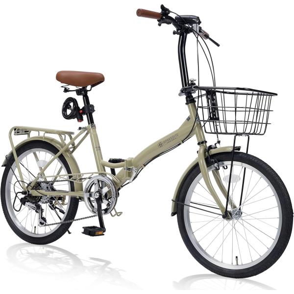 ●シマノ6段変速機(サムシフト)でどこでも快適走行!●バスケット、LEDライト、ホルダー付ワイヤーロック付属!●リアキャリアもチェーンガードも標準装備!本体サイズ(mm)H1020×W560×L1460サドル高さ(mm)700〜860本体重...