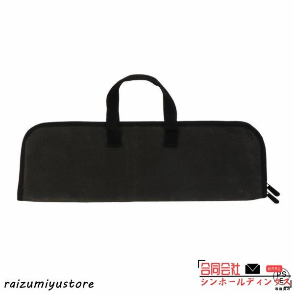 シェフナイフ 料理人 包丁いれケース 収納バッグ ファスナータイプ 持ち運び 帆布 キャンバスナイフバッグ 業務用 アウトドア 食事会 パーティー（アーミーグリ