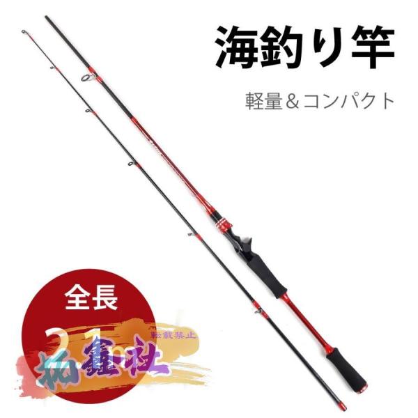 ルアー釣竿 2.1m 釣りロッド 海 釣り竿 釣竿ロッド 海釣り 炭素繊維