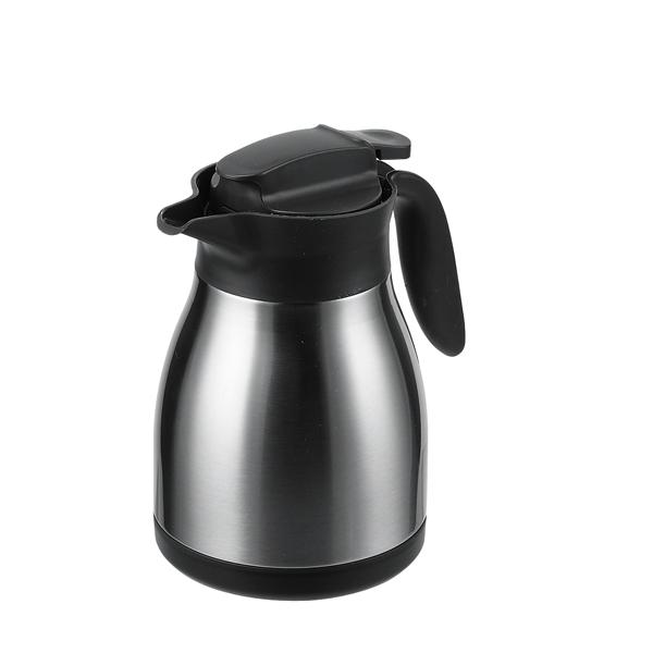 〇180°回転で閉まるスクリュー栓〇蓋が分解できて洗えます。定番商品管理番号 HB-5488生産地 中国サイズ 製品サイズ（約）：幅195×奥行135×高さ210mm製品重量（約）：630g素材 内びん：18-8ステンレス鋼胴部：ステンレス...