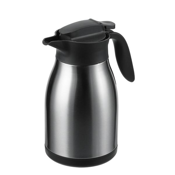 〇180°回転で閉まるスクリュー栓〇蓋が分解できて洗えます。定番商品管理番号 HB-5489生産地 中国サイズ 製品サイズ（約）：幅195×奥行135×高さ245mm製品重量（約）：715g素材 内びん：18-8ステンレス鋼胴部：ステンレス...