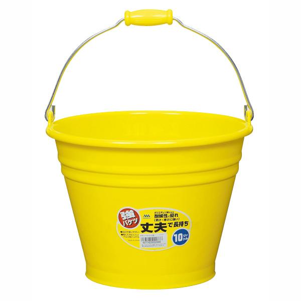 ○ポリエチレン製だから耐候性に優れ、丈夫で長持ち！○広口で使いやすい。○軽くてサビにくいアルミ製ハンドル。定番生産地 日本サイズ 商品サイズ（約）：Φ312×H234mm容量：10L素材 本体：PE（ポリエチレン）ハンドル：アルミブランド ...