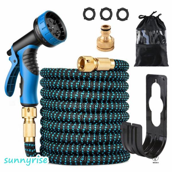 驚きの3倍伸縮！家庭用にもプロ用にもぴったりな高性能伸びるホースが登場使わない時はコンパクト、使用時は最大30mまでスルスル伸びて、洗車・水やり・掃除などあらゆる作業がストレスフリーに！【3倍に伸びる驚きの伸縮力】水を流すと自然に3倍までス...