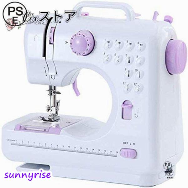 商品の仕様：寸法：27*26*12 CM本体重量：2KG定格電圧：DC 6V糸：ポリエステル100％パッケージ内容1 xポータブルミシン（電池別売り）1 x電源アダプター1 xフットペダル2 xボビン2 xミシン糸1 x糸通し2 x針&am...