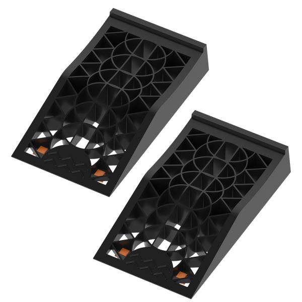 【発売日：2026年01月13日】カースロープ カーランプ 整備用 車用 スロープ ショートタイプ 耐荷重5トン オイル交換 ジャッキ補助 ジャッキサポート スリップ防止加工 タイヤスロープ 軽自動車 ミニバン SUV 対応 2個セット ガ...