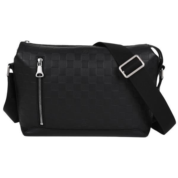 商品名 LOUIS VUITTON ダミエアンフィニ ディスカバリー メッセンジャーPM型番 N42415素材 ダミエアンフィニレザーカラー ブラック（黒）/シルバー金具仕様 【開閉】ファスナー 【内部】ポケット×3 【外部】ファスナーポケ...