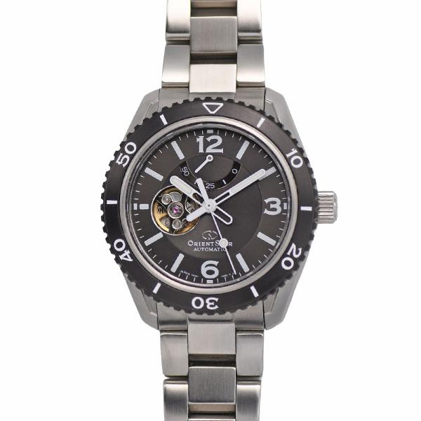 商品名：ORIENT STAR　Sports Collection Diver Semi Skeleton型番：RK-AT0101B素材：ステンレススチール／サファイアガラスムーブメント：自動巻　振動数 21600振動　片振り 0.5ms　...