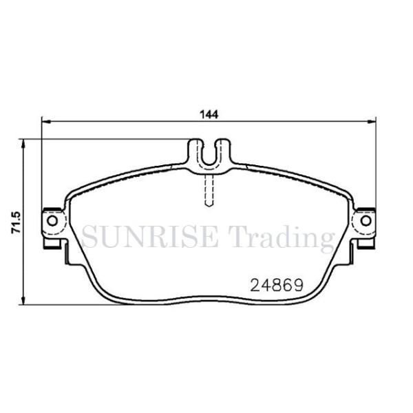 メルセデスベンツ W176 ブレーキパッド フロント 8DB 355 019-721 0084200620 0004203002 0084200320 0064204720 0064204620 0064208520 8DB35501972...