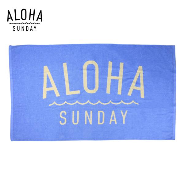 ブランドALOHA SUNDAY / アロハサンデー商品名ビーチタオル品番AS8005カラーBLUE (ブルー)素材COTTON 100% (コットン)生産国JAPAN (日本)サイズ(cm)OS) 縦140 横80商品説明「ALOHA S...