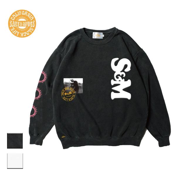 ブランドSALT&amp;MUGS / ソルトアンドマグス商品名MULTI CREW SWT品番SWT008カラーBLACK (ブラック)WHITE (ホワイト)素材COTTON 80% (コットン)、POLYESTER 20% (ポリエス...