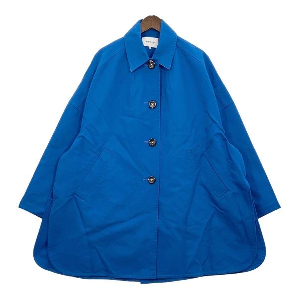 ENFOLD エンフォルド ステンカラーコート ステンカラーBOX COAT 300FS130-0230 レディース SIZE38 無地 レディース ブルー