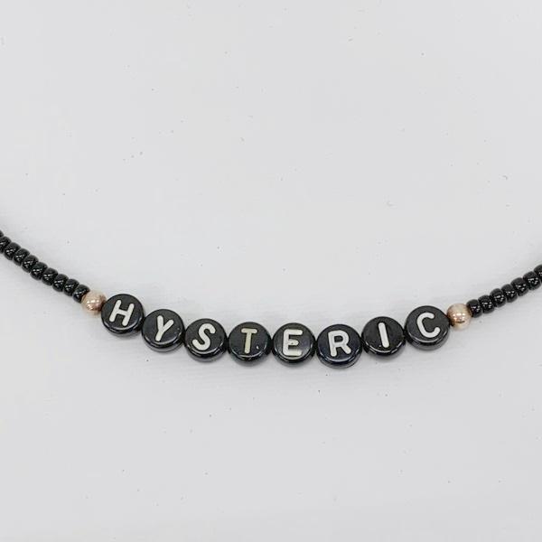 HYSTERIC GLAMOUR ヒステリックグラマー メガネストラップ メガネコード マスクストラップ グラスコード アクセサリー ビーズ ロゴ