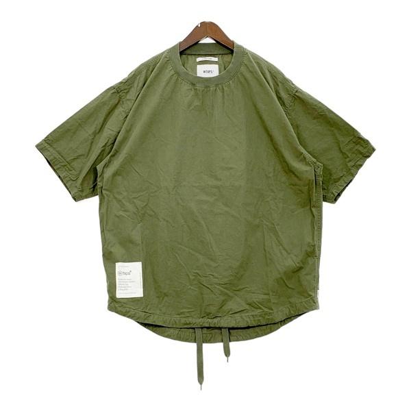 WTAPS ダブルタップス スモック Tシャツ カットソー SMOCK SS COTTON WEATHER シャツ 半袖 無地 231TQDT-SHM06 23SS