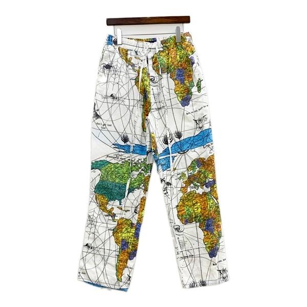 SAINT MICHAEL セントマイケル Dr.Woo パジャマ パンツ イージー ボトムス PAJAMA PANTS WORLD MAP 地図 カジュアル SM-S23-0000-083